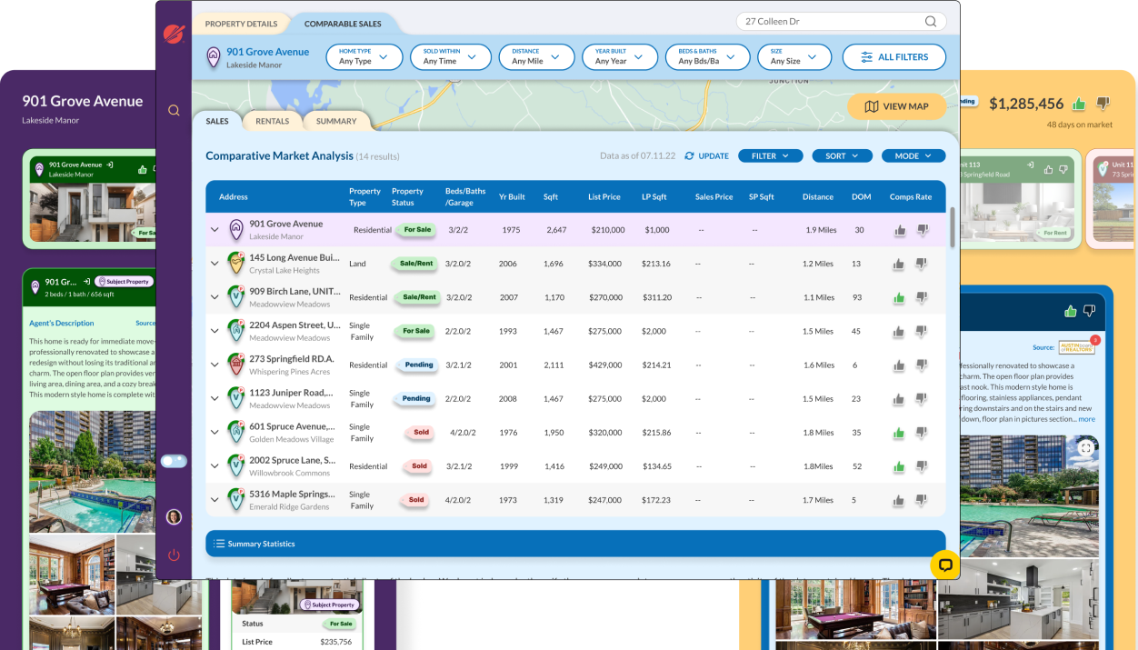 MLS Comps by Propelio | Accurate Real Estate Comparables